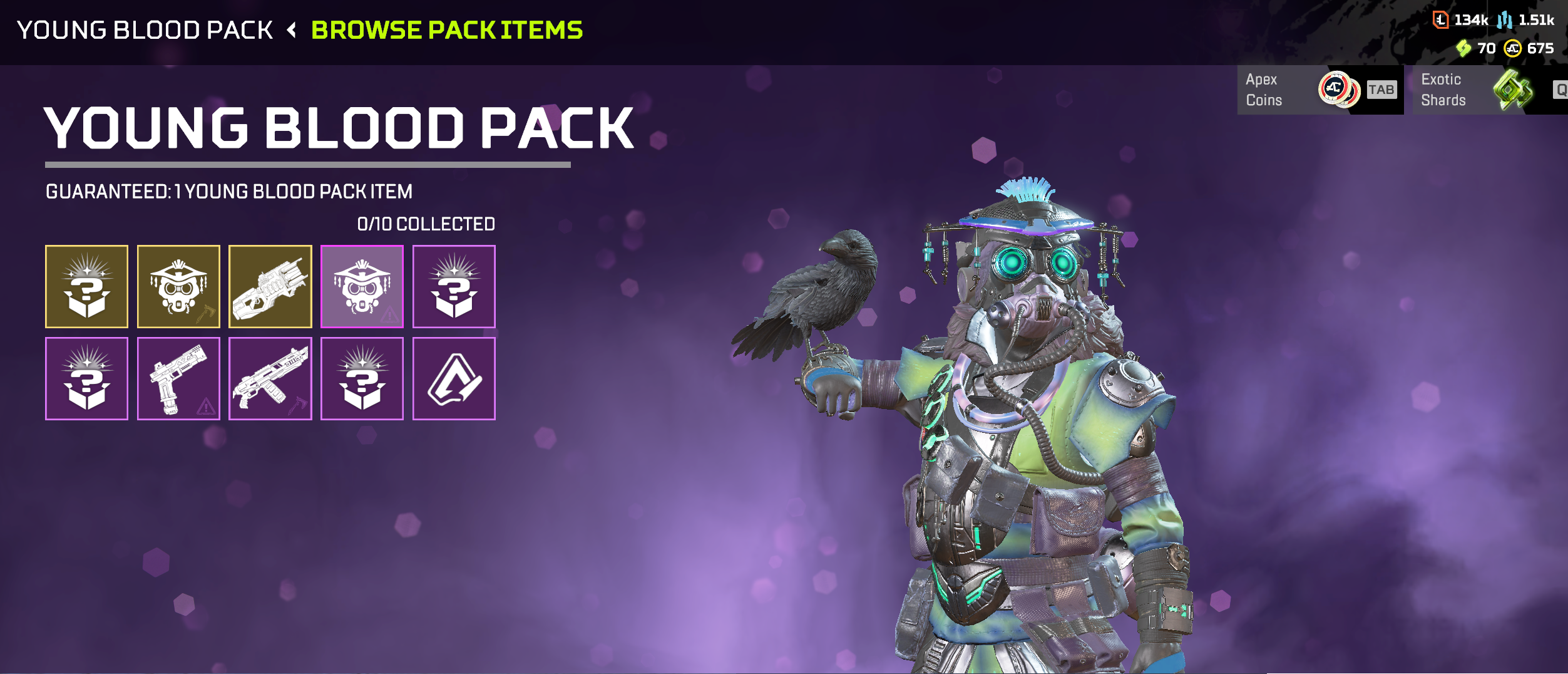 Young blood Pack Gives already onwed item | EA Forums - 12071652