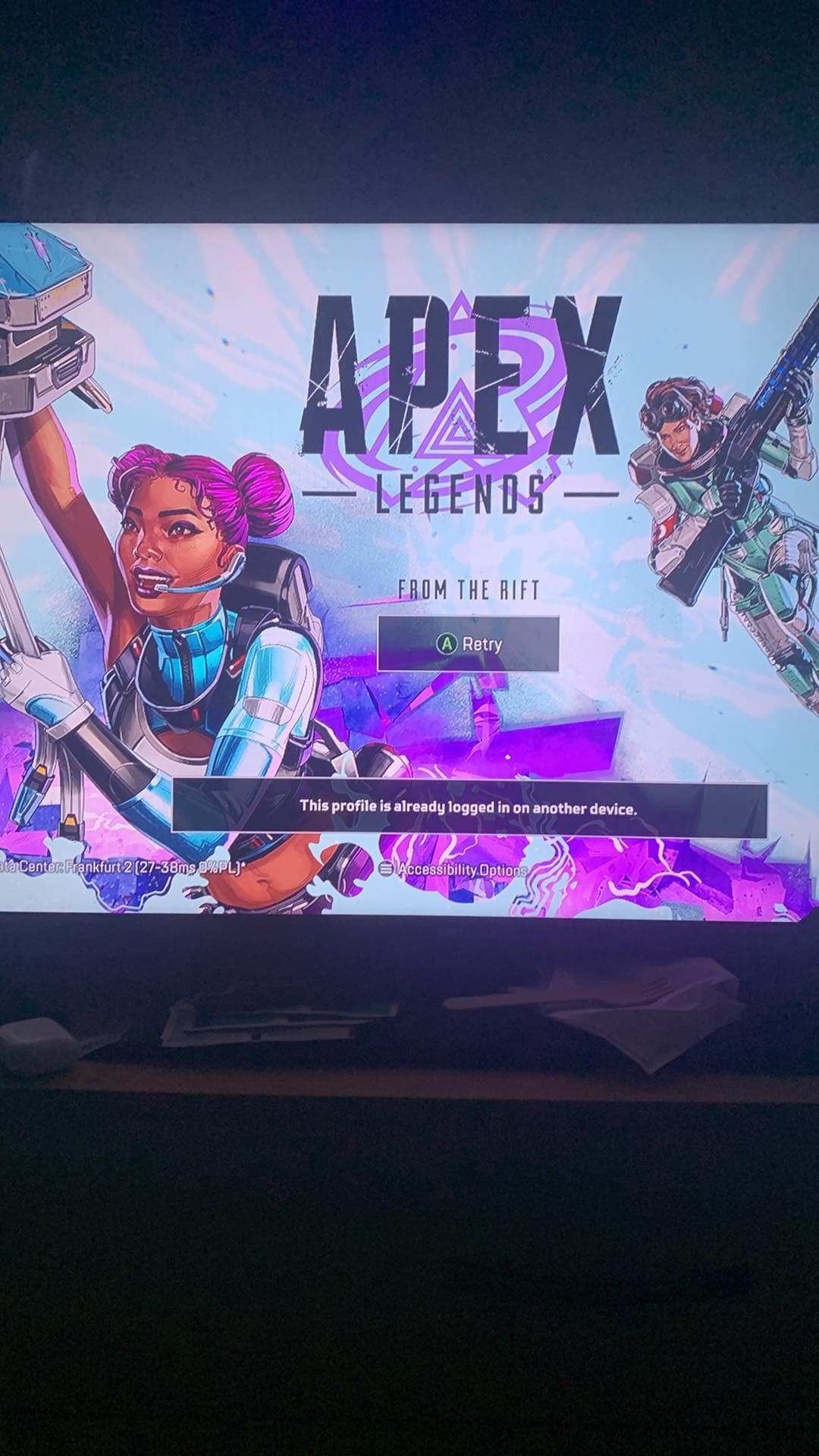 Can’t login to apex account | EA Forums - 5767279