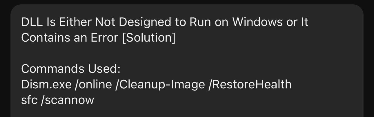 Apex Wont Launch. Error Bad Image | EA Forums - 5801052