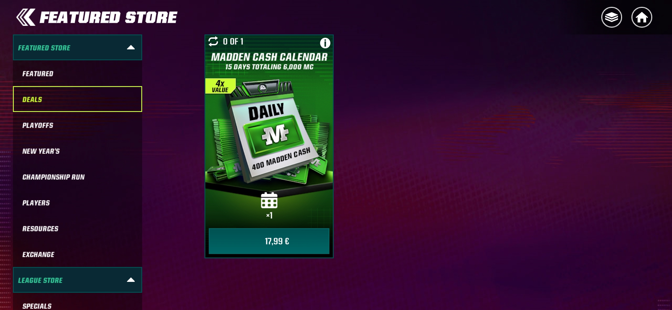 madden mobile ads