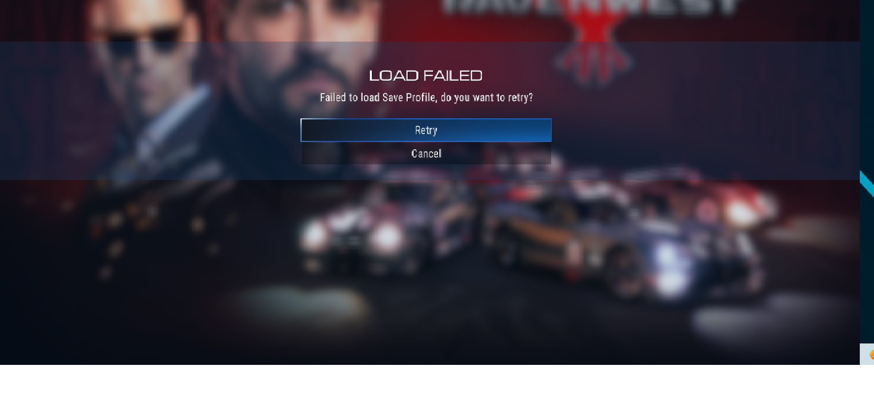 How to fix "LOAD FAILED, Failed to load Saved Profile" (GRID LEGENDS) | EA Forums - 8494924