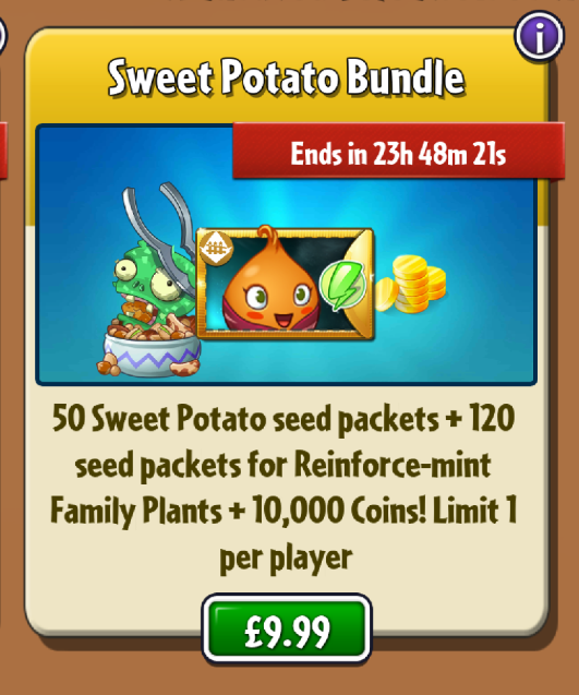 seed packets pvz2