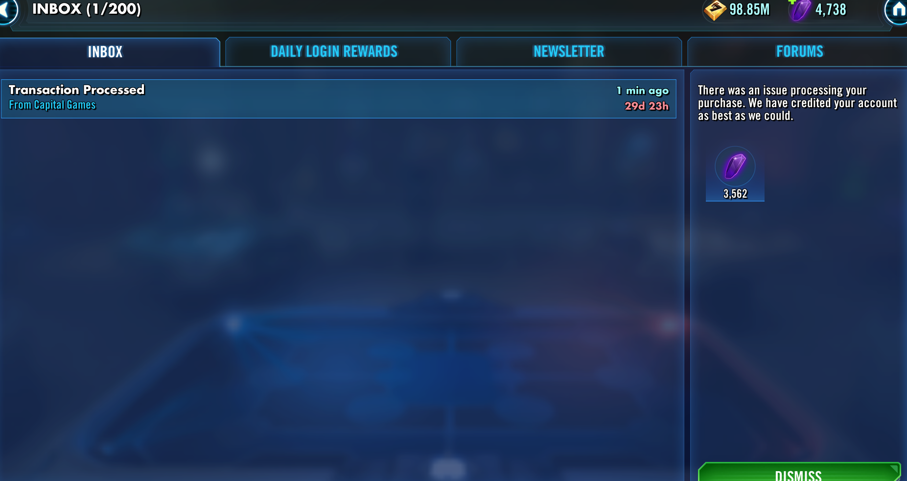 Bought Jabba LSB and Got 3500 crystals Instead | EA Forums - 5032795