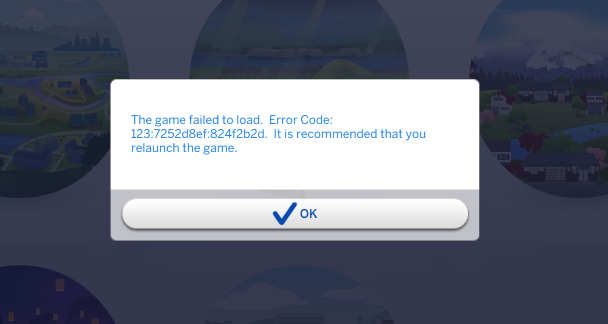 I'm having the game failed to load error code | EA Forums - 4947134
