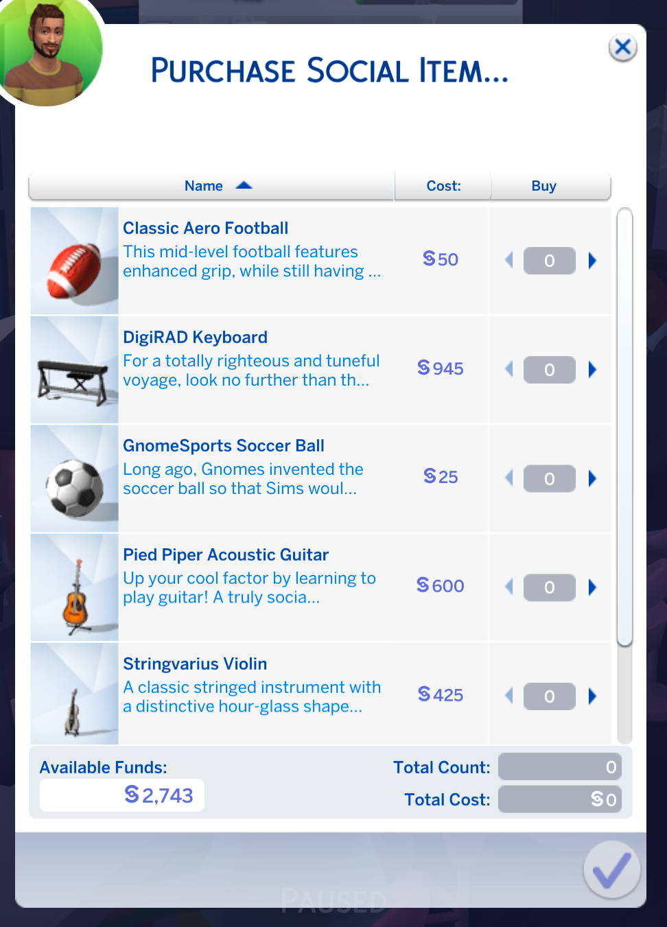 Bars now sell sporting goods and musical instruments! | EA Forums - 4959183