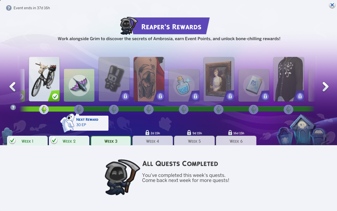 Re: Reaper's Rewards: Not enough points to unlock all the items for ...