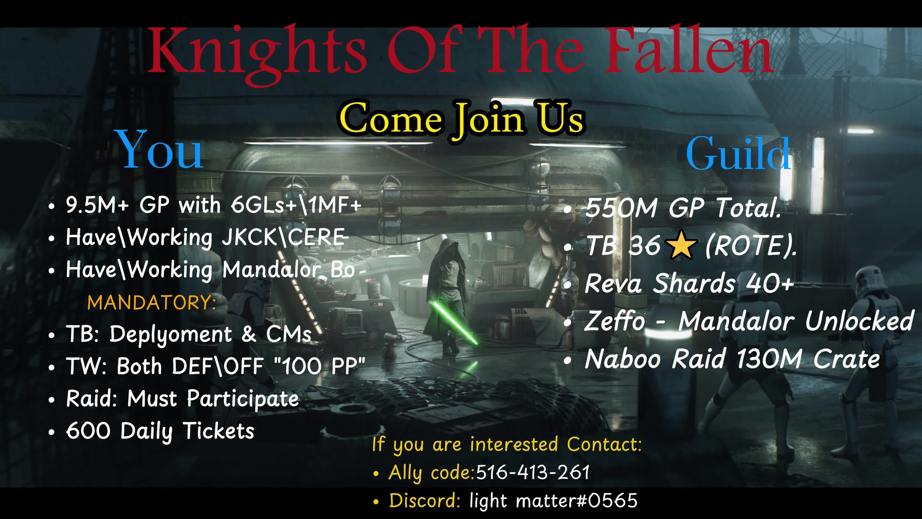 Join our 570M+ Power Guild! We’re seeking active, competitive players ...