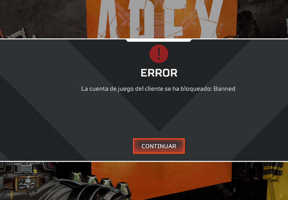 la cuenta de juego del cliente se ha bloqueado banned | EA Forums - 5775030