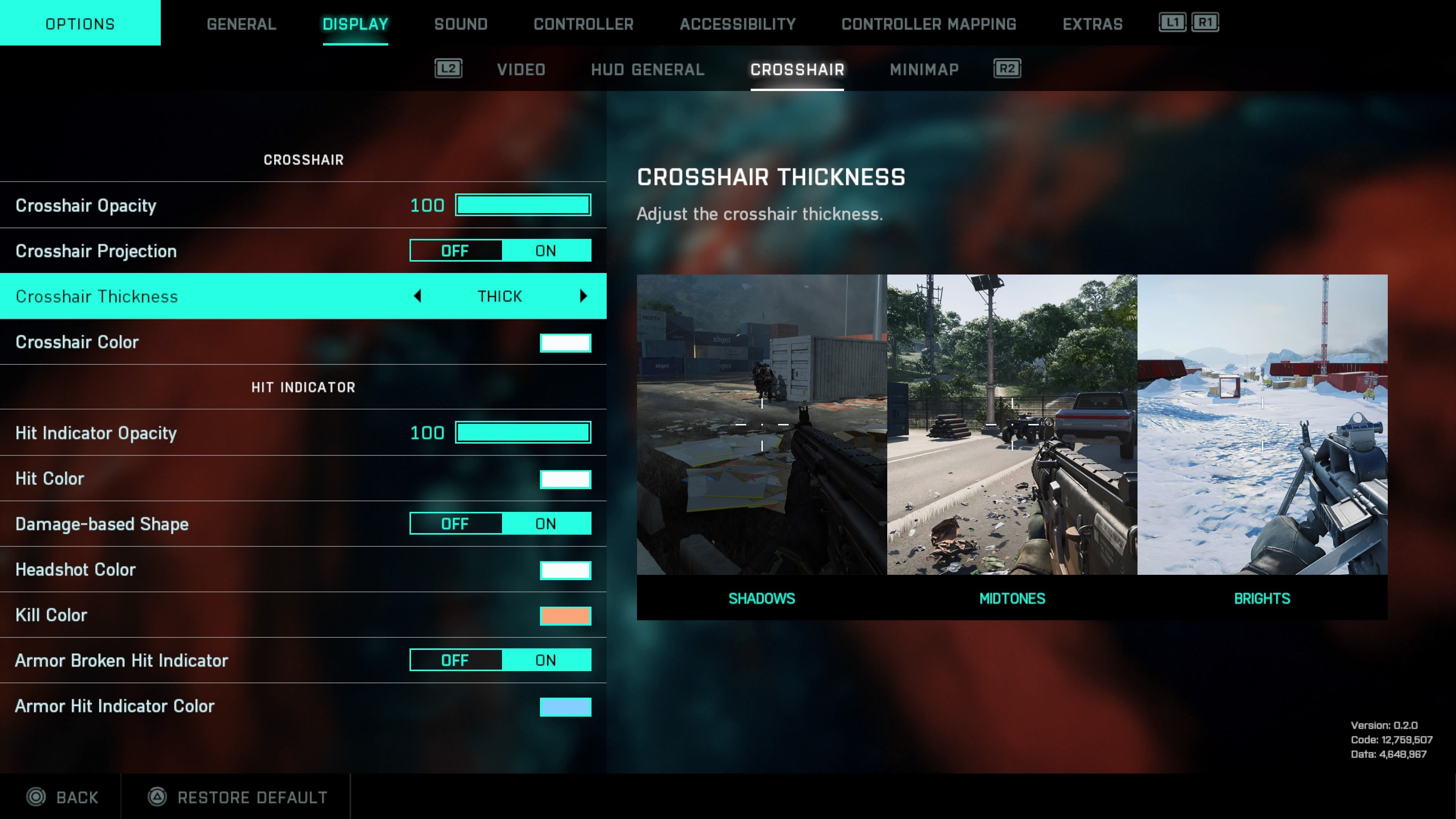 Settings not working for Soldier Crosshair Preferences | EA Forums ...