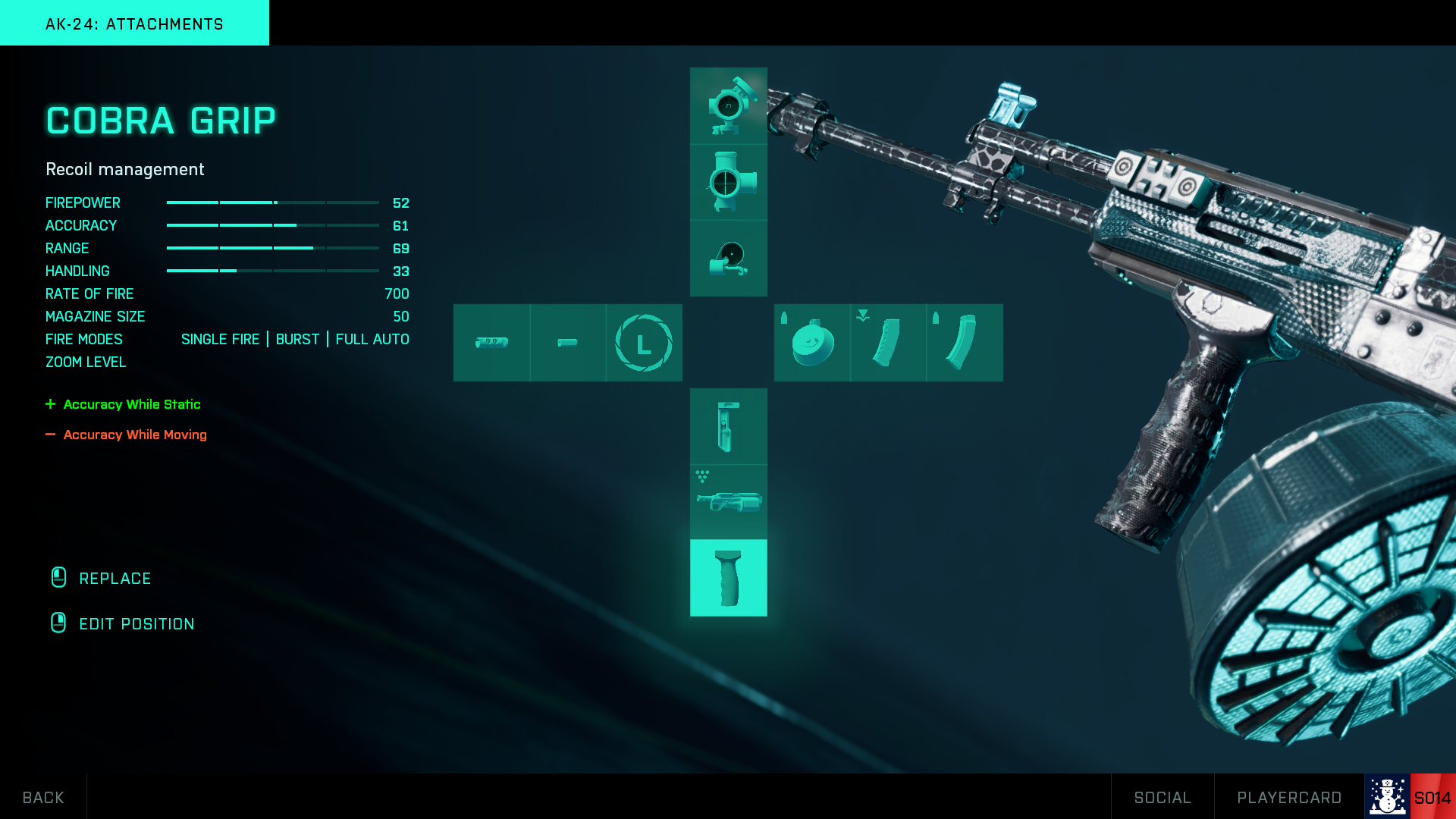 LWG Grip on AK-24 has no Penalty for Accuracy While Moving Shown | EA ...