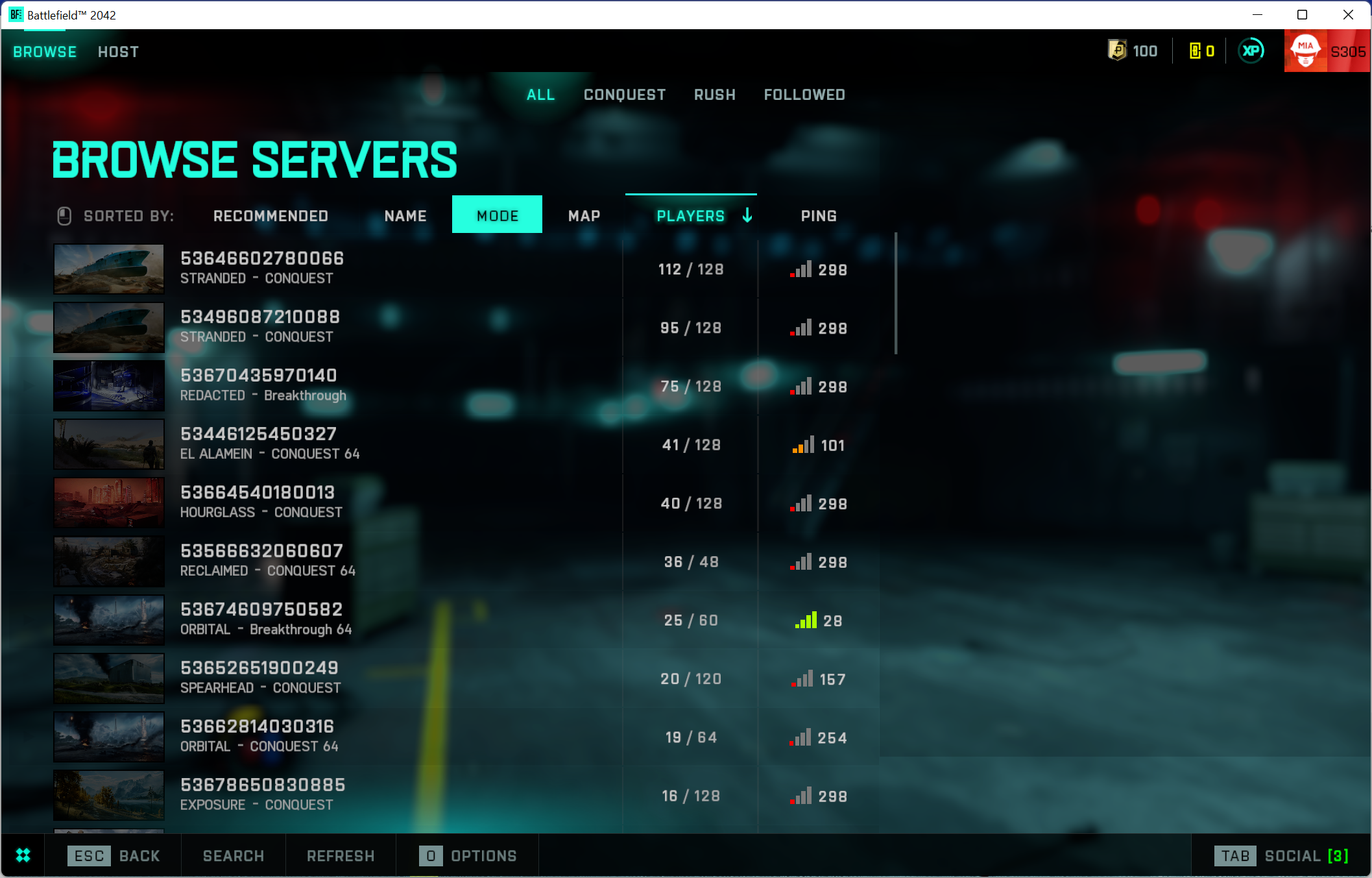 Battlefield Portal Servers showing as numbers? | EA Forums - 7009188