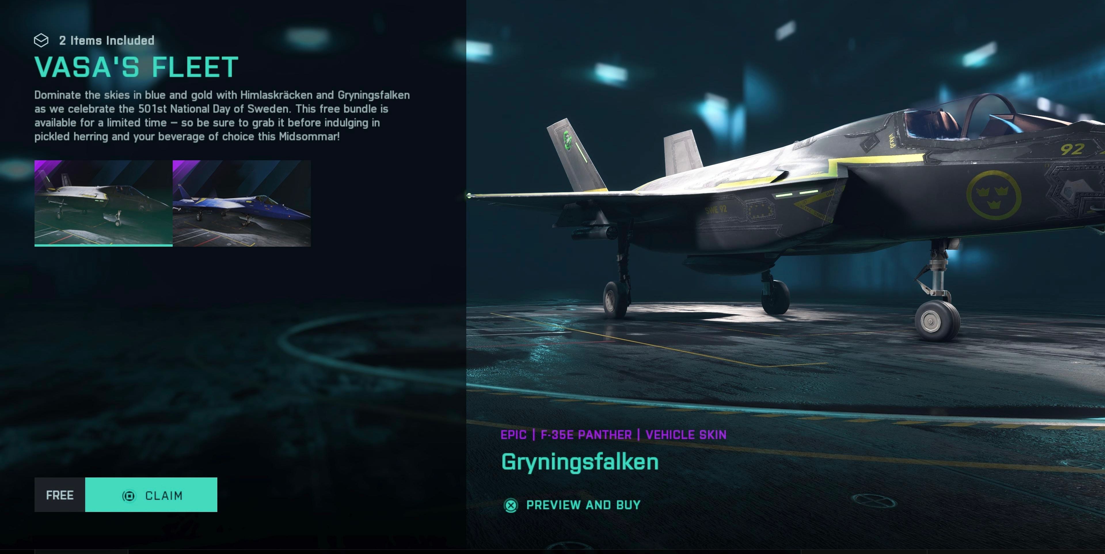 Free jet skin bundle | EA Forums - 7197024