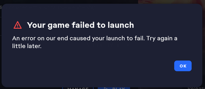 Game failed to lunch PC | EA Forums - 7564846