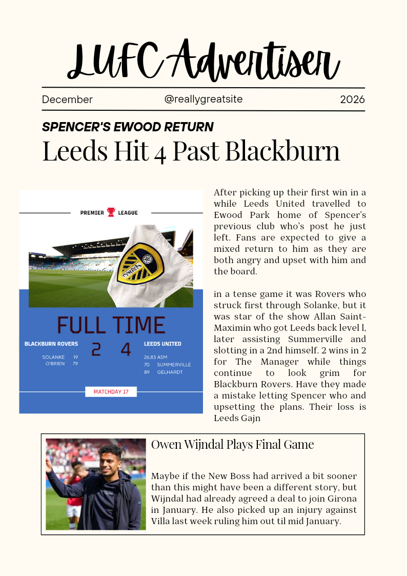 Leeds United The Next Chapter Marching on Together | EA Forums - 7972546