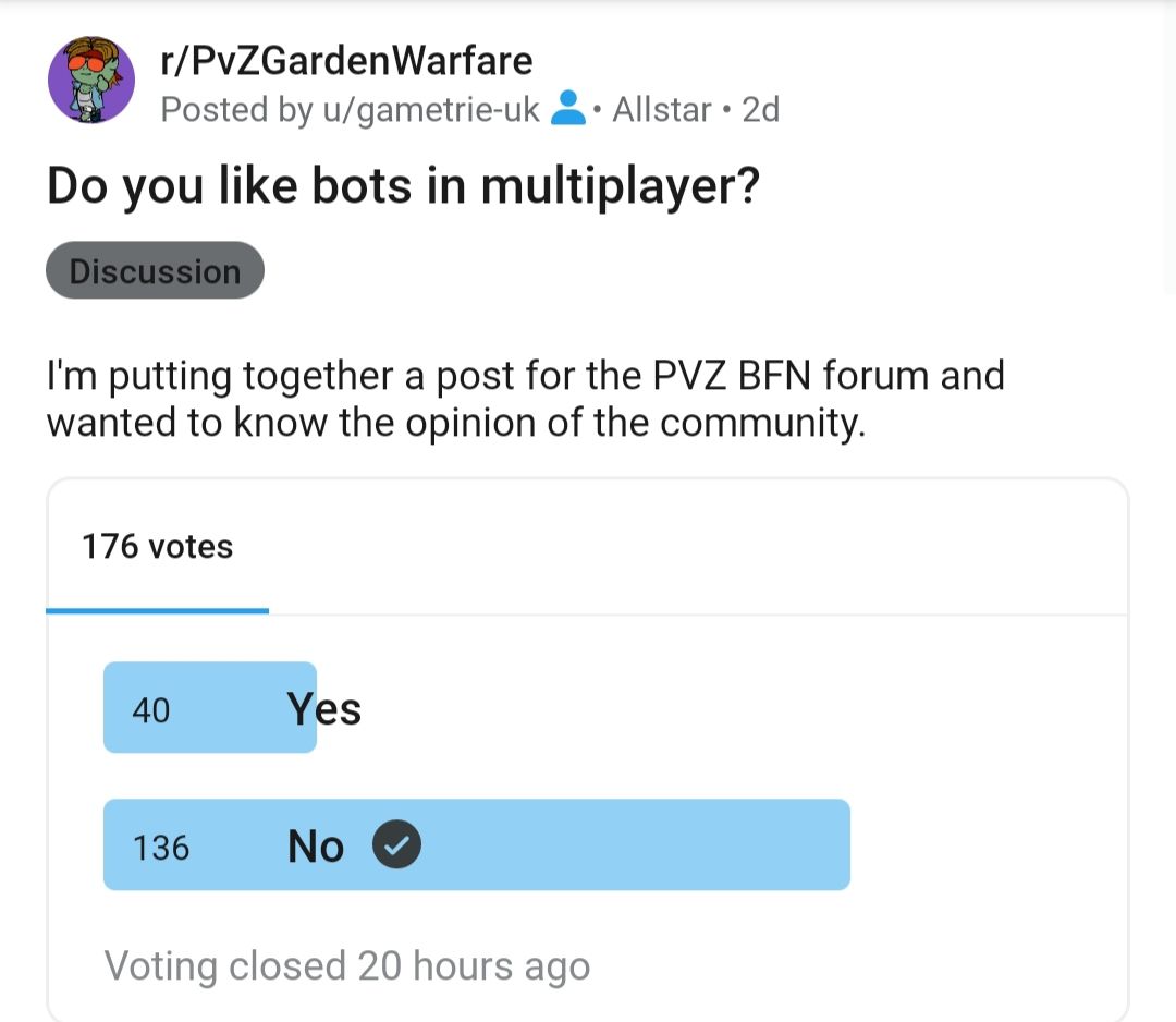 The community response (Bots) | EA Forums - 10460232