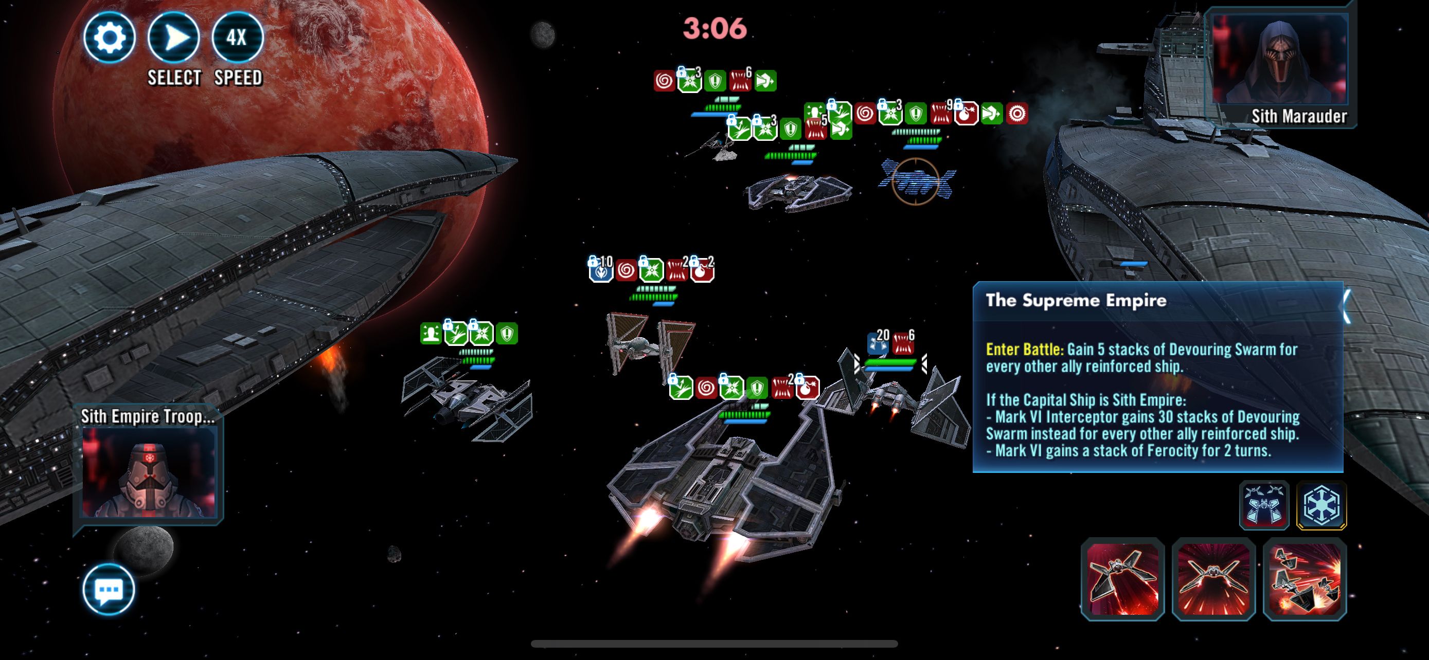 Mark VI Interceptor as second reinforcement does not get stacks to ...