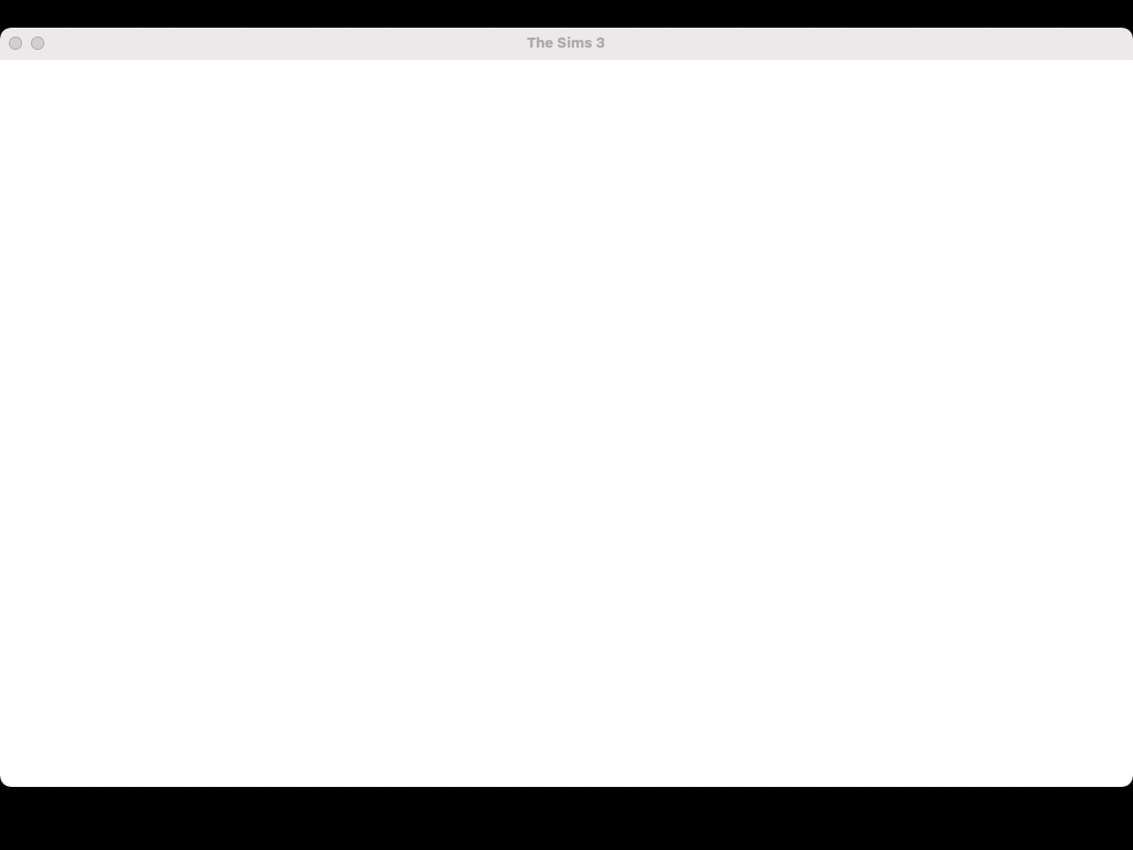 Sims 3 white blank screen | EA Forums - 11197799