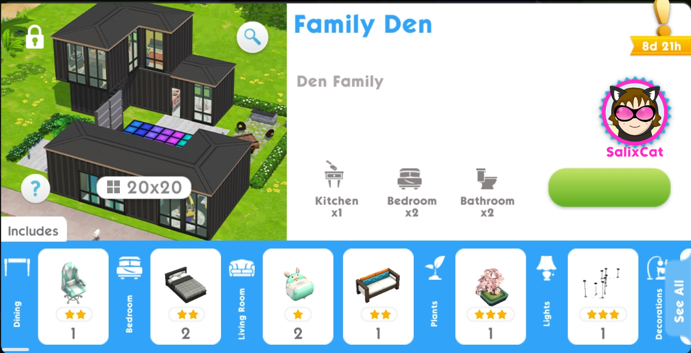 [Information] The Behr Family Den house template pack is rescheduled ...