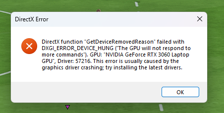 EA FC 25: DirectX Error | EA Forums - 11875253