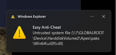 Erro Easy Anti-cheat | EA Forums - 11889040