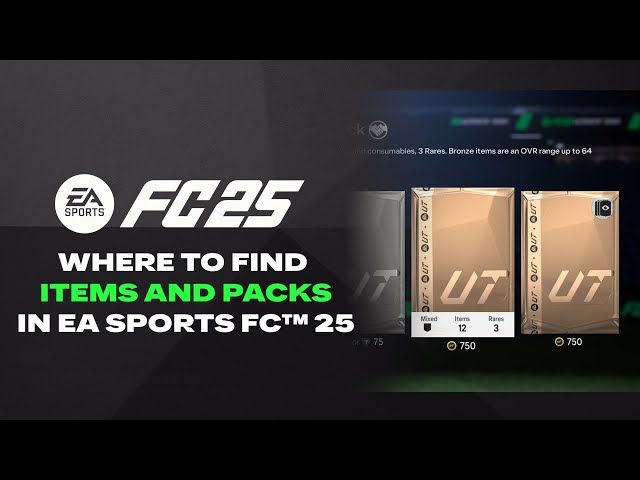 Where to find missing Items and Packs in EA SPORTS FC™ 25 | EA Forums - 11896977