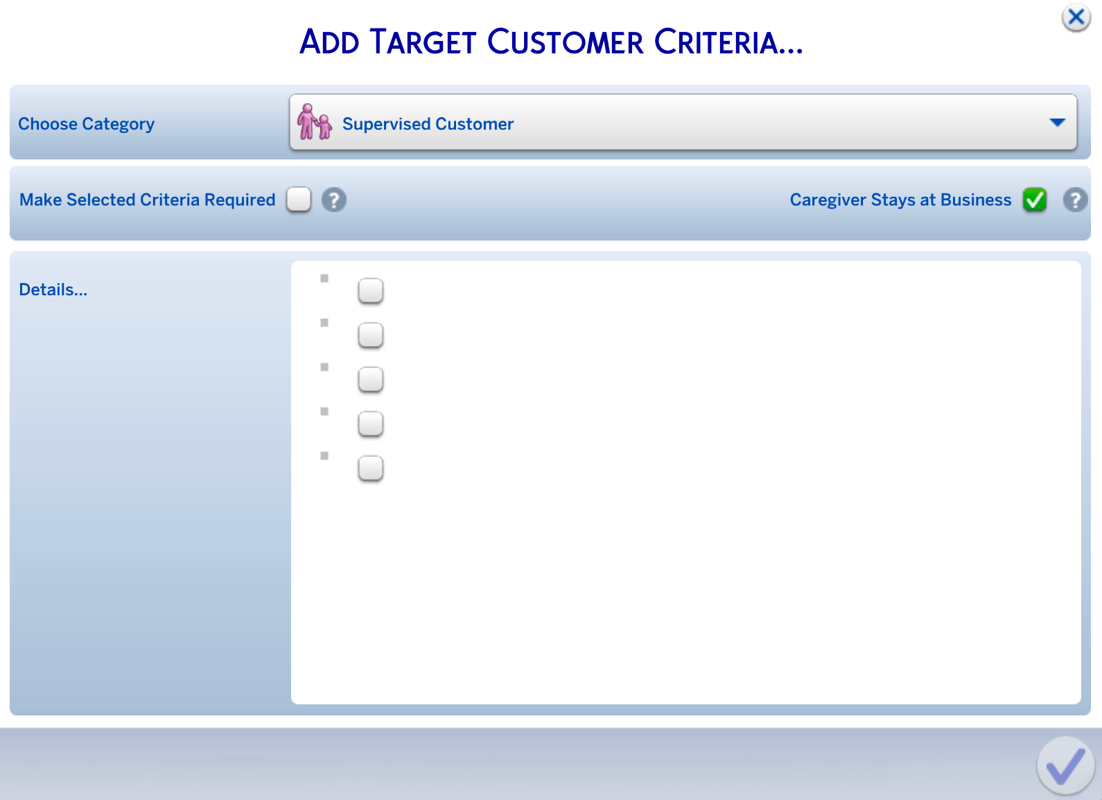 Supervised Customer Options Not Visible | EA Forums - 11985975