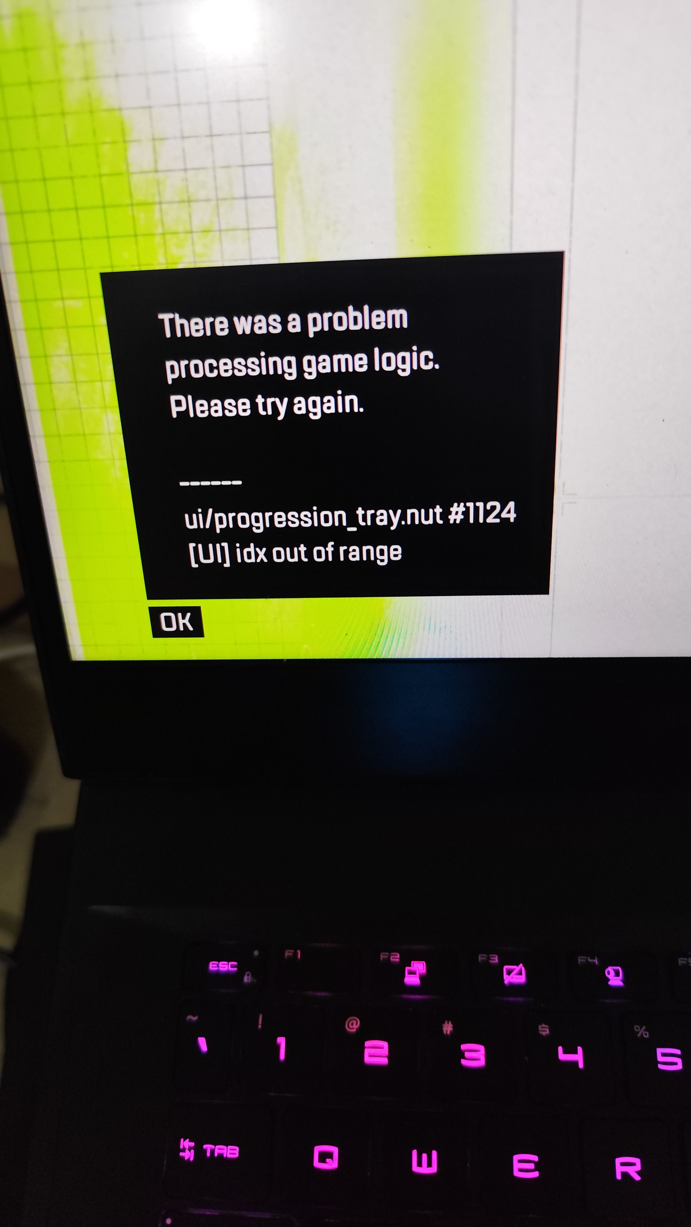 Lobby bug | EA Forums - 12040087