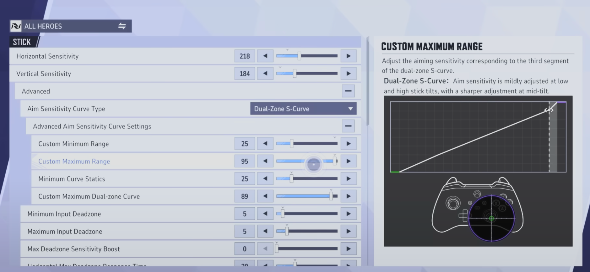 Can we please get a proper custom curve editor for ALCs like Marvel ...