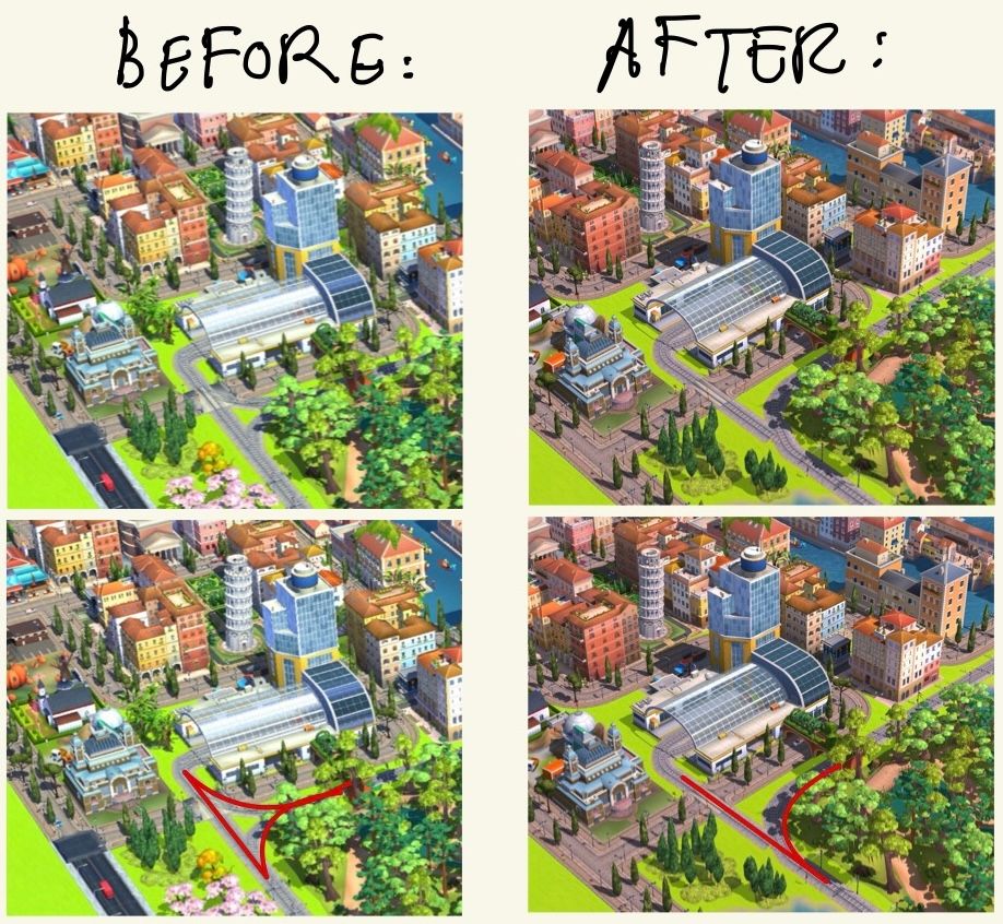 Help! My perfect triangular railroad connection has disappeared! | EA ...