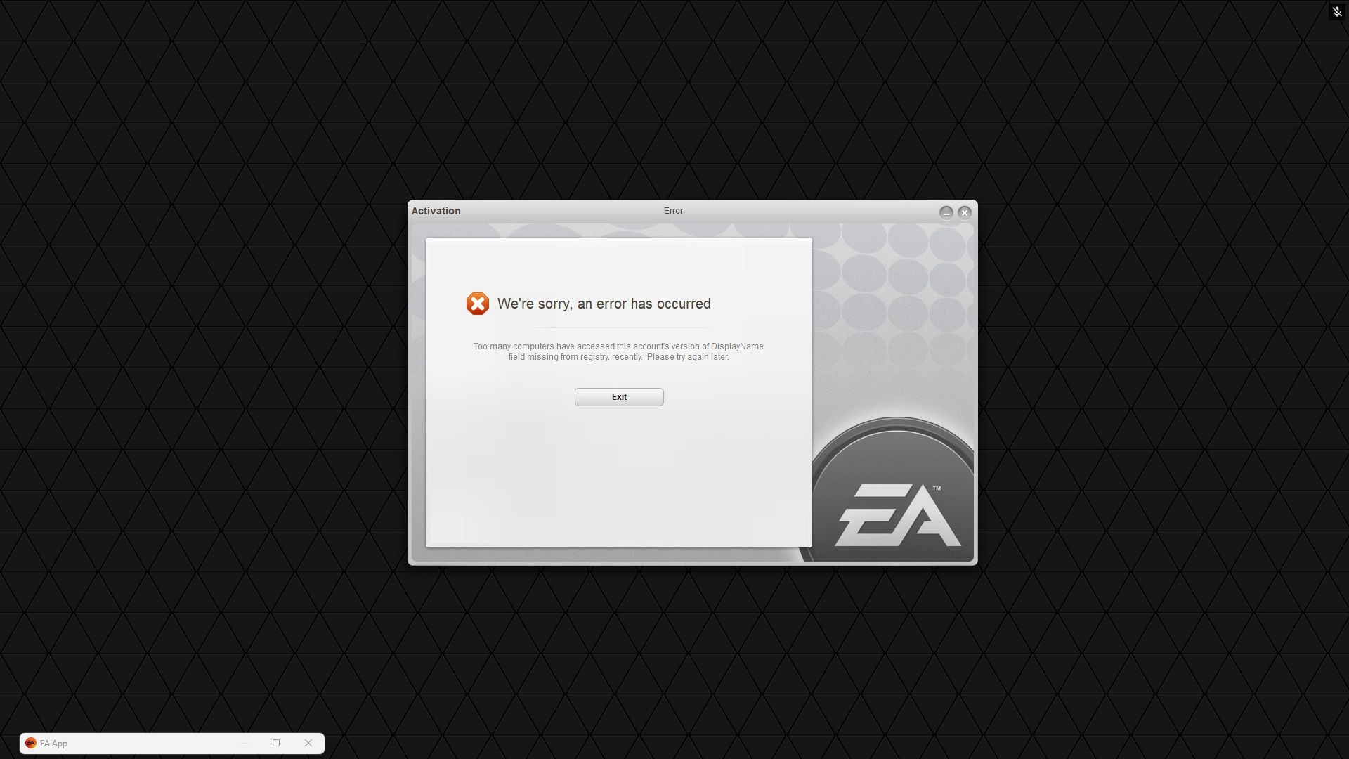 "Too many computers" error in BF4 using GeForce NOW | EA Forums - 12017163