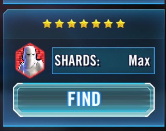 Bronzium data card seven star character | EA Forums - 3649530